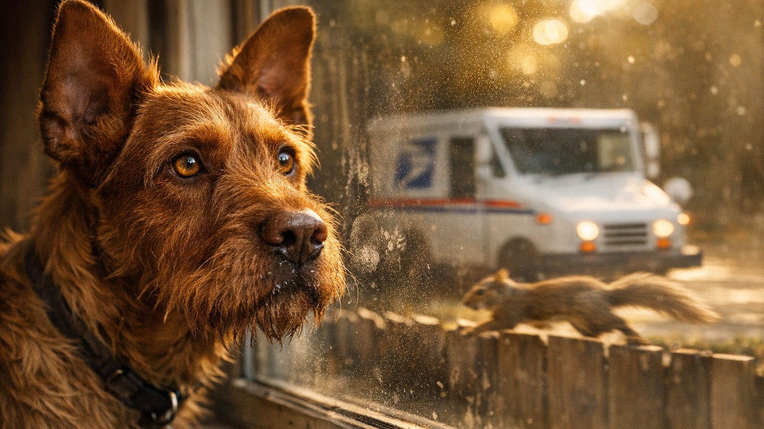 A Dog's Version of "The News": Squirrel Sightings, Mailman Movements a ...