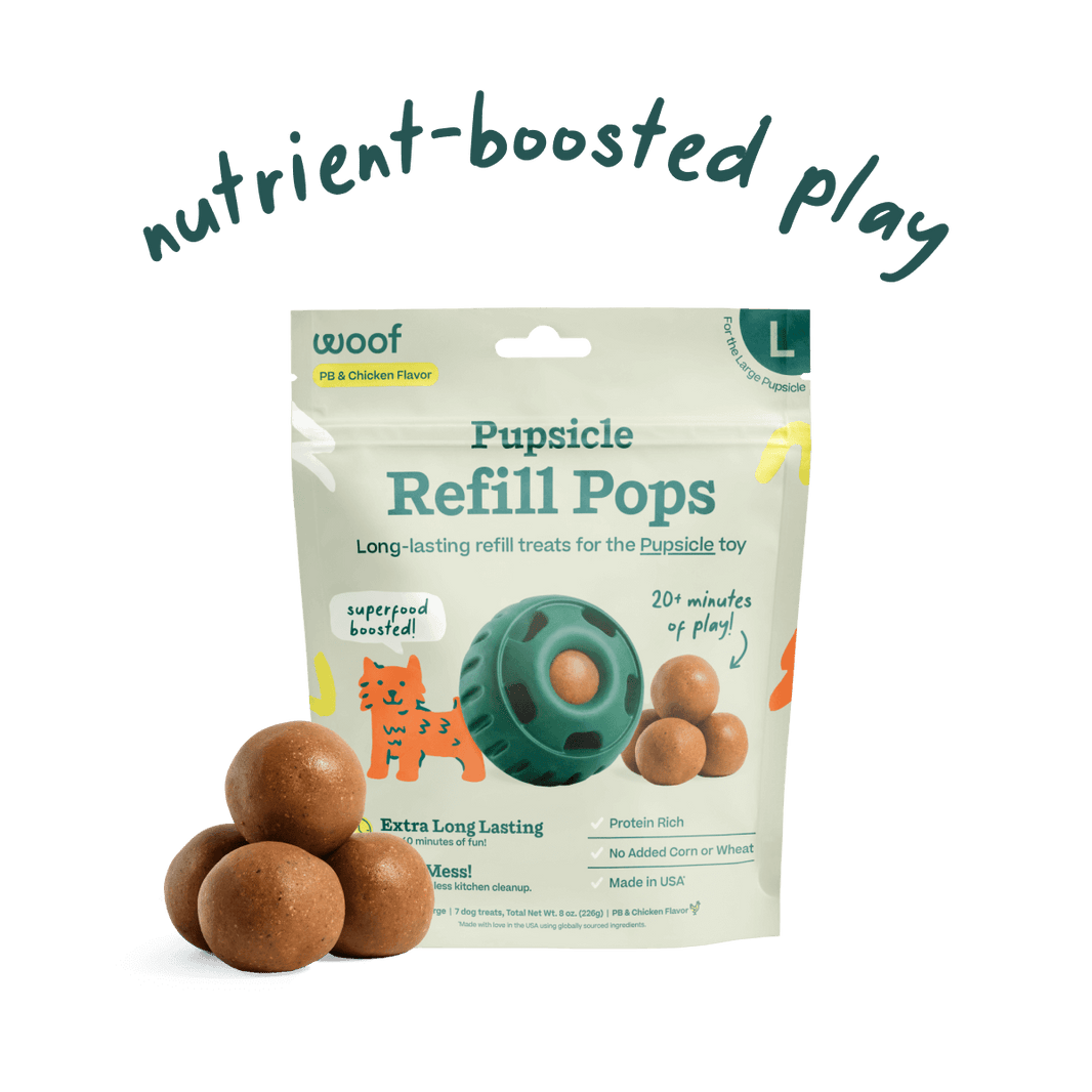 Woof Pupsicle Pops - Premade Long Lasting Dog Pupsicle Pop Treats